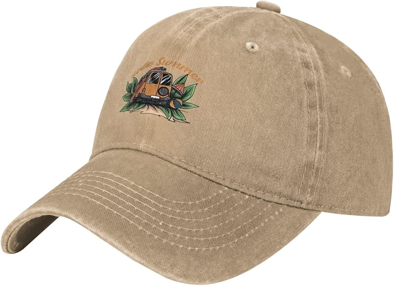 Hello Summer Driving To Camping Baseball Cap For Men Women Adjustable ...