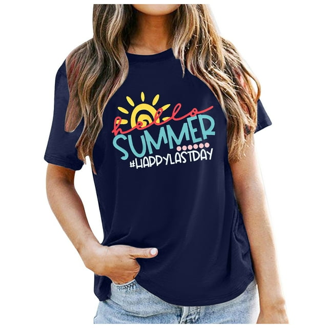 Hello Summer Happy Last Day Of School Shirts End Of School Year