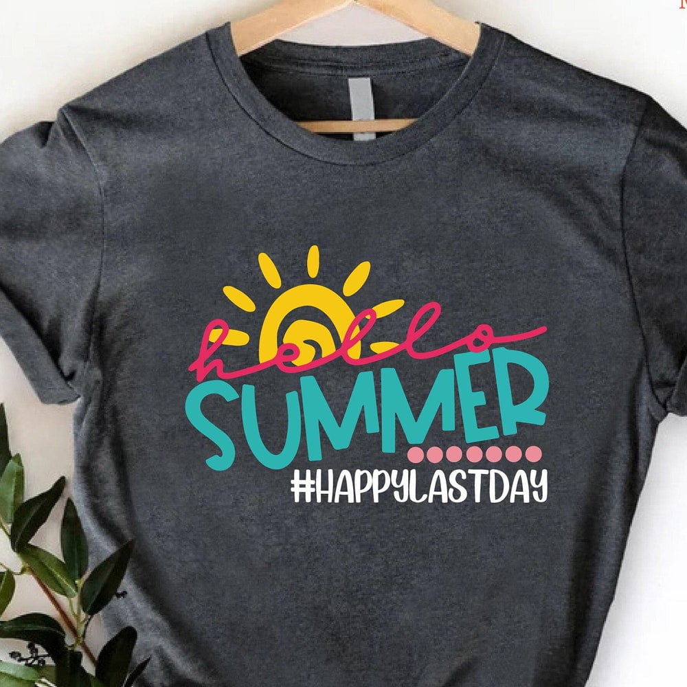 Hello Summer Happy Last Day Of School Shirts, End Of School Year Gift ...