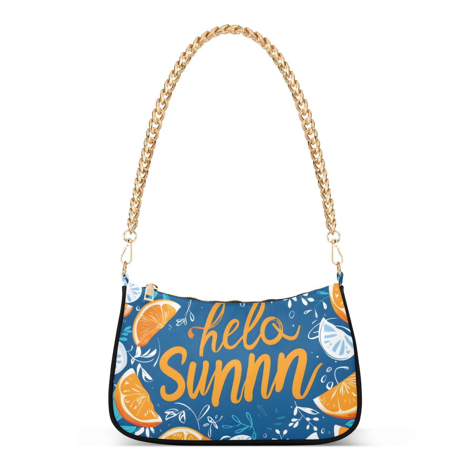 Hello Summer OrangesWomen Small Shoulder Bag Crossbody Tote Hobo Bags ...