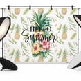 Hello Summer Photography Backdrop 12x8FT, Pineapple Red Flower Tropical ...