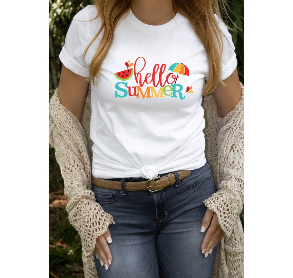 Hello Summer Shirt, Hello Summer Watermelon, Beach Shirt, Last Day Of ...