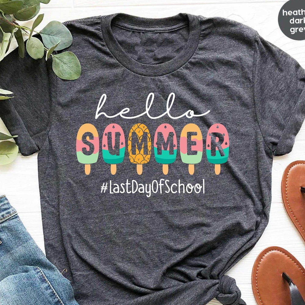Hello Summer Shirt, Last Day Of School, Teacher Shirt, End Of School ...