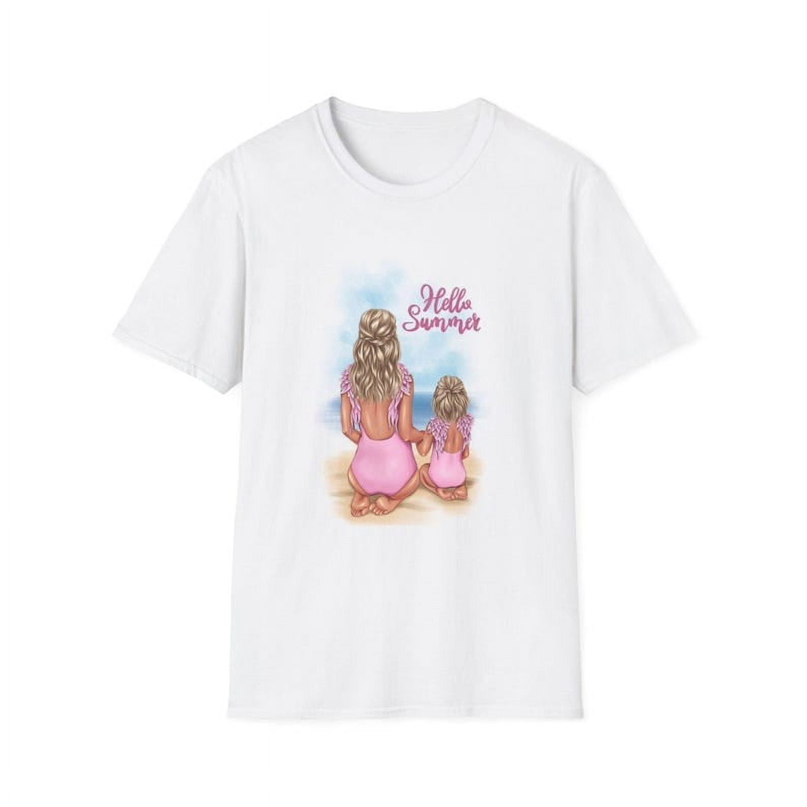 Hello Summer T-Shirt, Cute Family Tee, Summer Vibes Shirt, Mom and ...