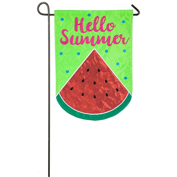Hello Summer Watermelon, Garden Flag - Walmart Business Supplies
