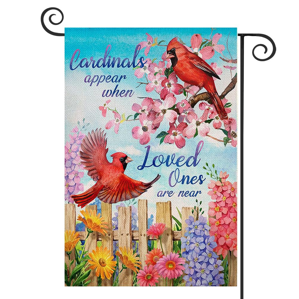 Home Decorative Cardinals Appear When Loved Ones are Near Spring Garden ...
