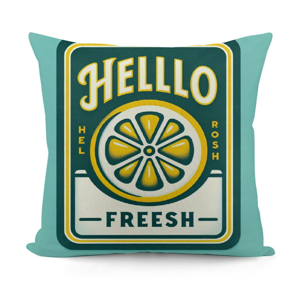 Hello Sunshine Lemon Throw Pillow Covers, Spring Summer Cushion Case ...