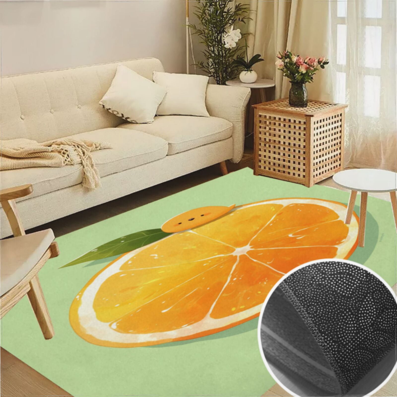 Hello Sunshine! Orange Bird (Green Background) (4) Adult Home Decor ...