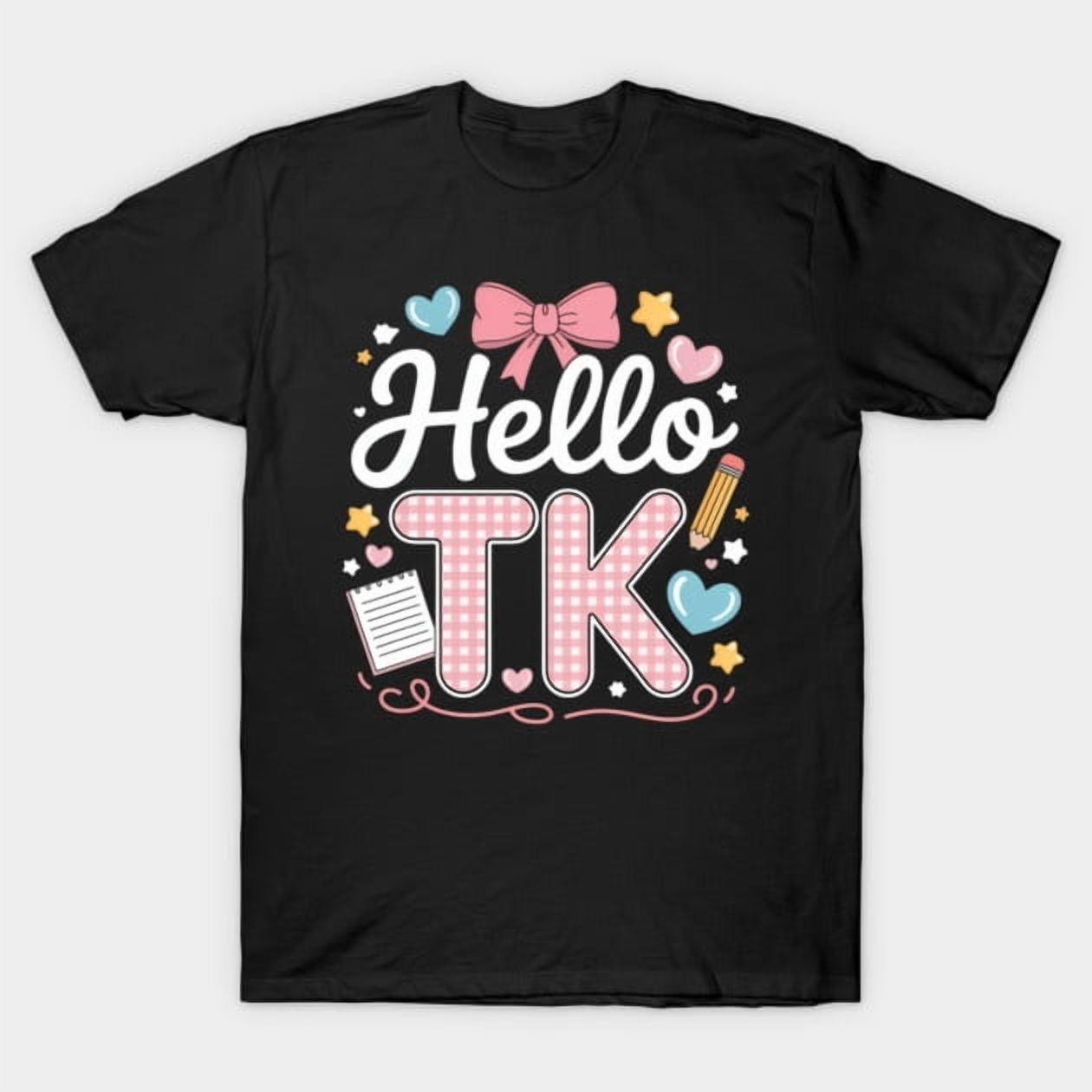 Hello TK Transitional Kindergarten Funny First Day of School Kid T-Shirt - Walmart.com