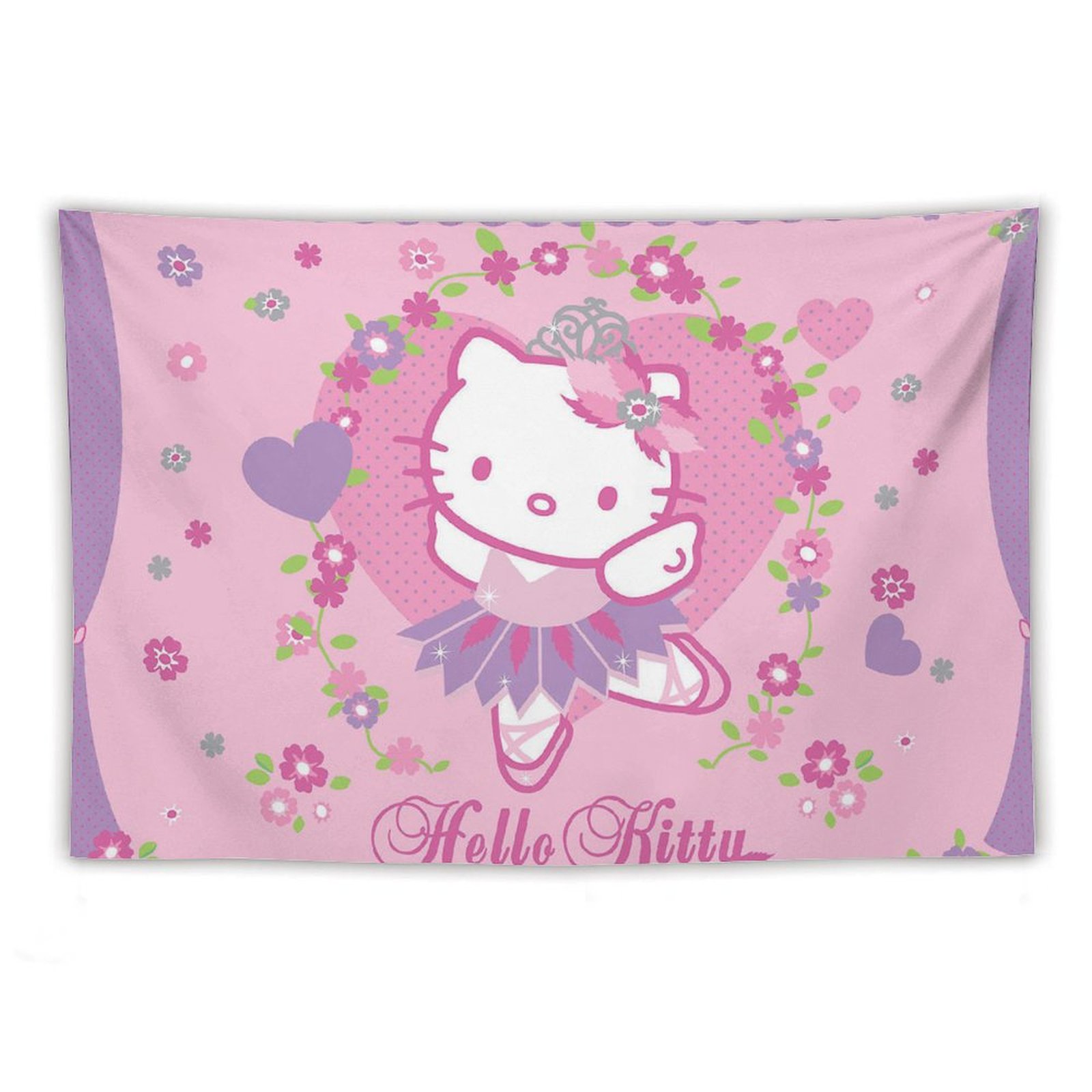 Hello Tapestry Kid Tapestry Girl Tapestry Hello Kitty Poster Hello ...