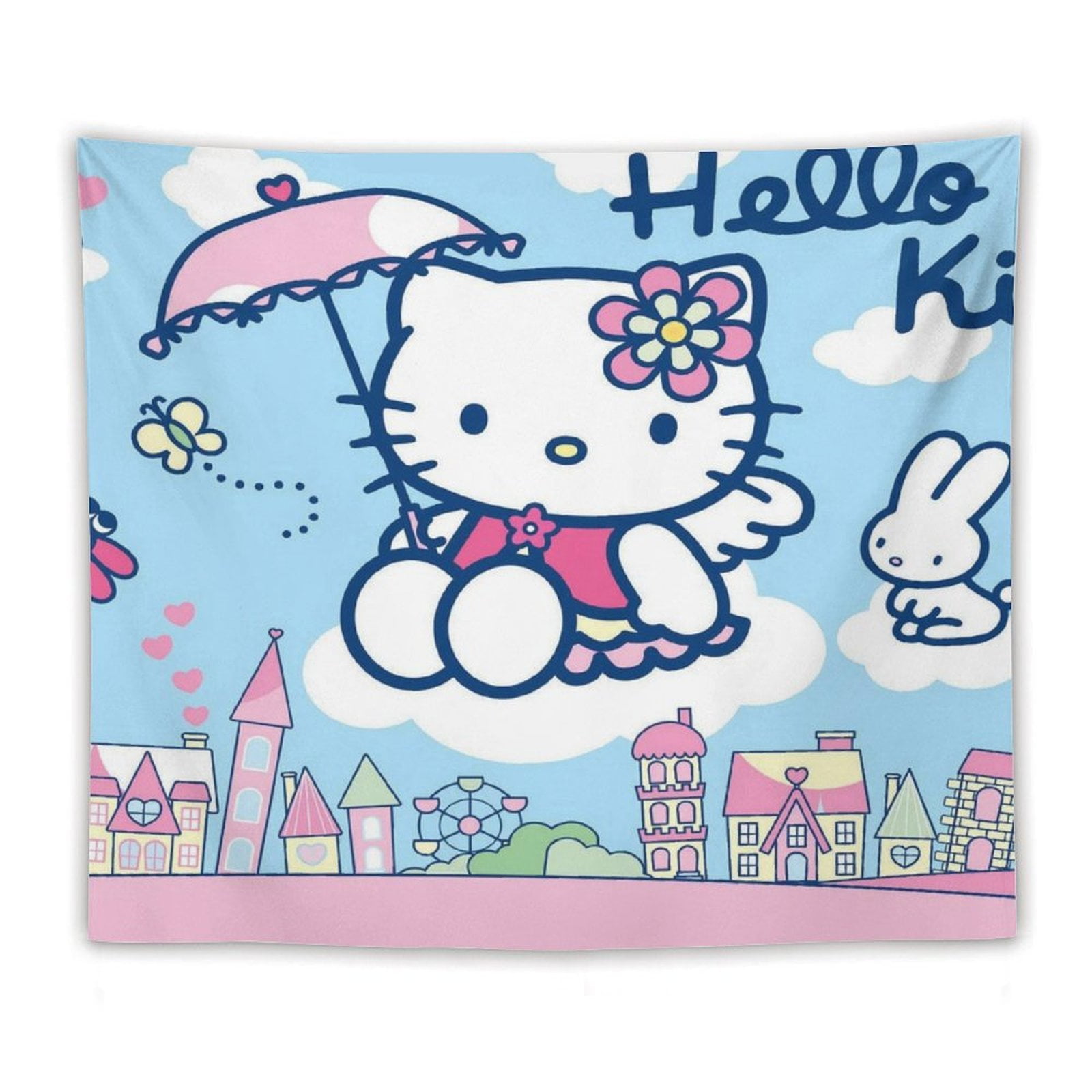 Hello Tapestry Kid Tapestry Girl Tapestry Hello Kitty Poster Hello ...