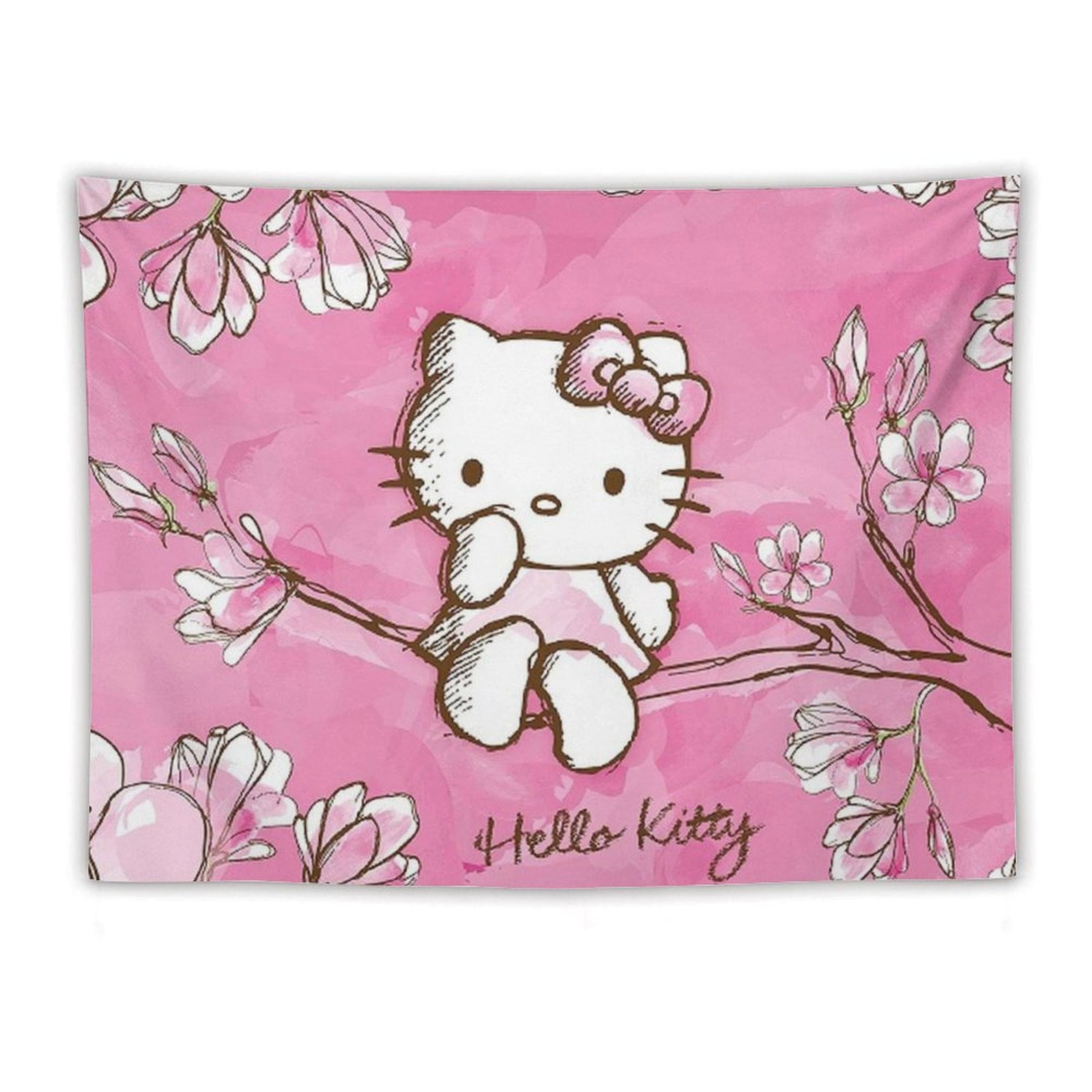 Hello Tapestry Kid Tapestry Girl Tapestry Hello Kitty Poster Hello ...