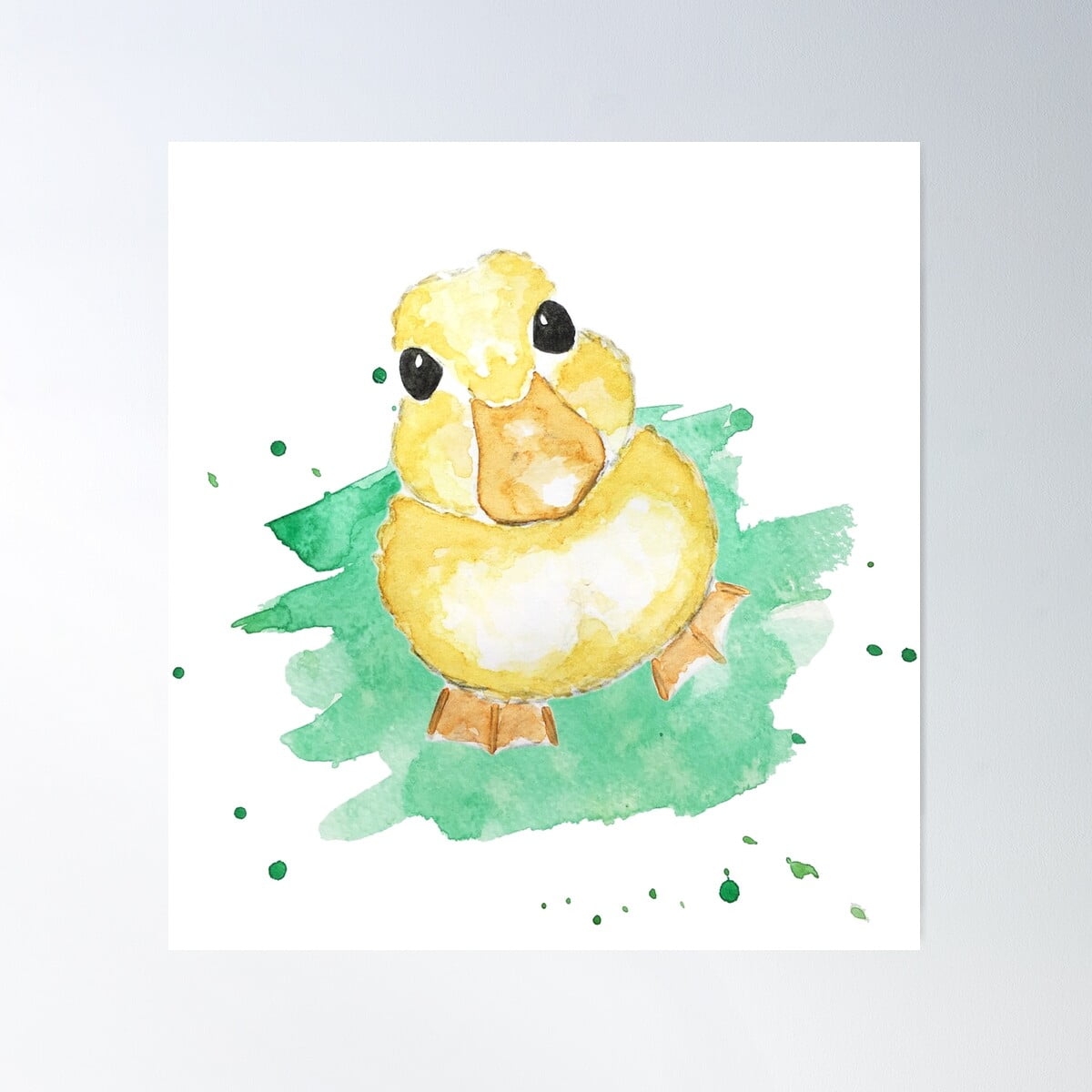 Hello There Duckling Poster Wall Art, Modern Wall Decor For Living Room ...