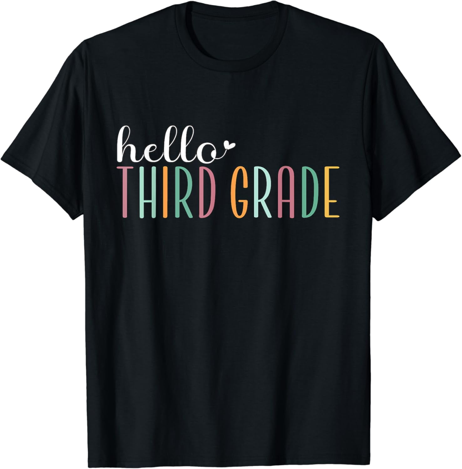 Hello Third Grade, Cute 3rd Grade Team Students Teachers T-Shirt ...