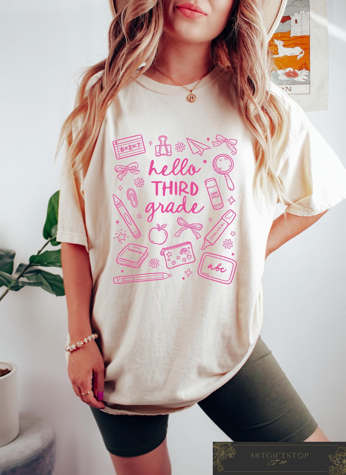 Hello Third Grade Shirt, Back To School T-shirt, 3rd Grade Teacher ...