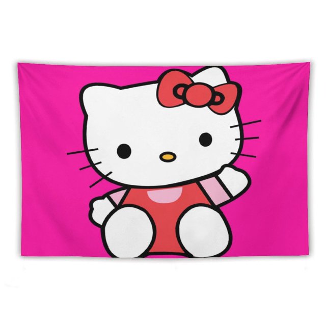 Hello Tapestry Kid Tapestry Girl Tapestry Hello Kitty Poster Hello ...