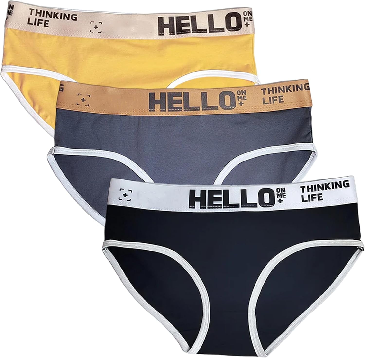 Hello Underwear for Women Mid Rise Women's Briefs Soft Breathable All ...