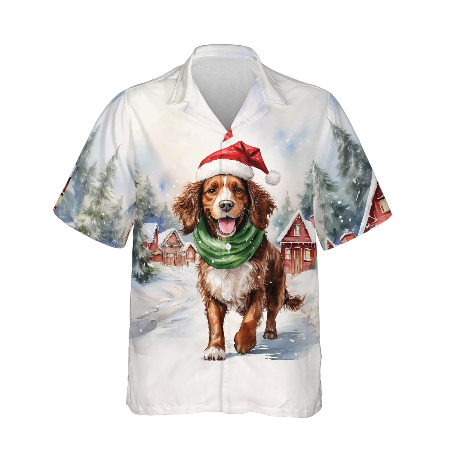 Hello Winter Brittany Spaniel Frosty Morning Walk Welcome Snowy ...