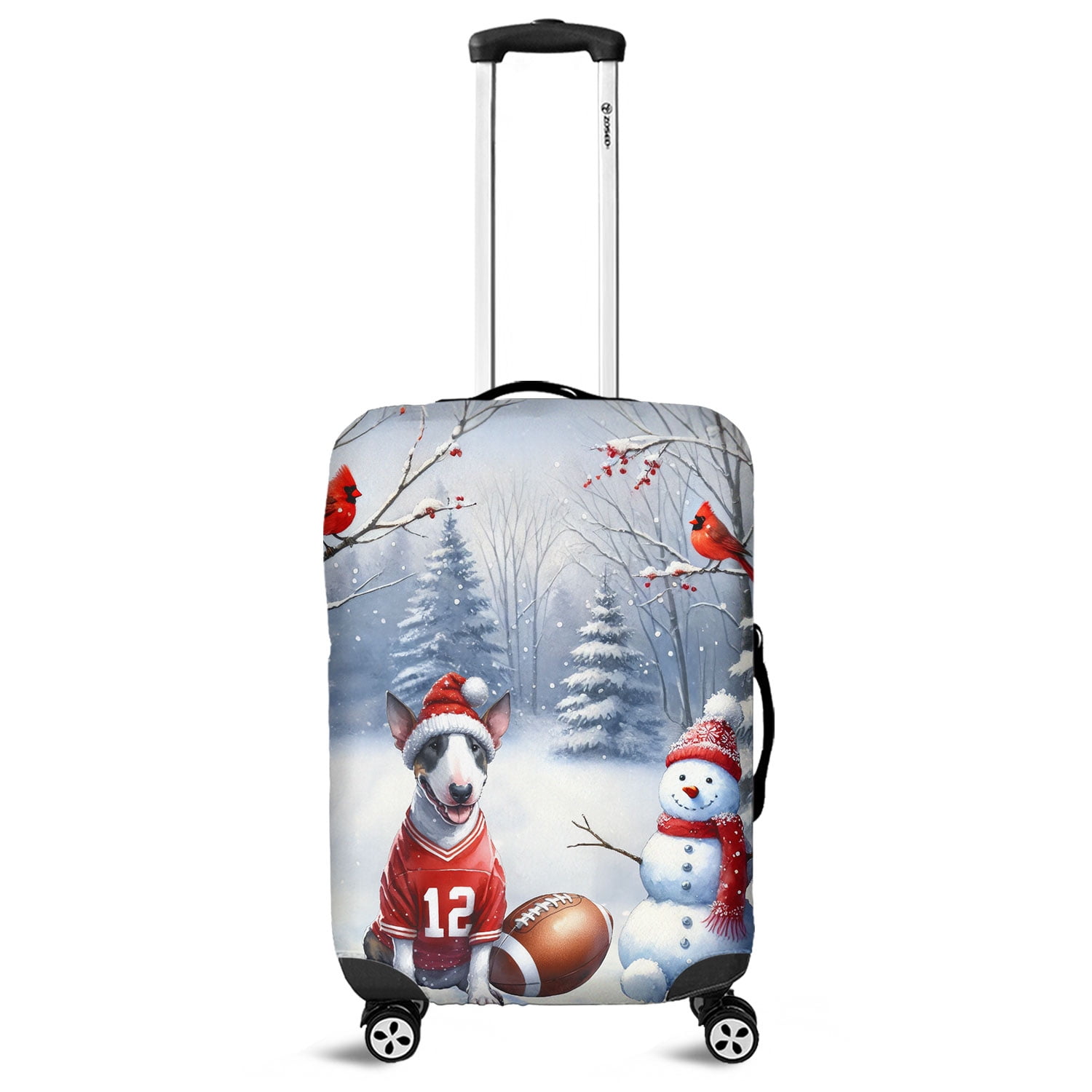Hello Winter Bull Terrier Football Snowman Welcome Snowy Morning Travel ...