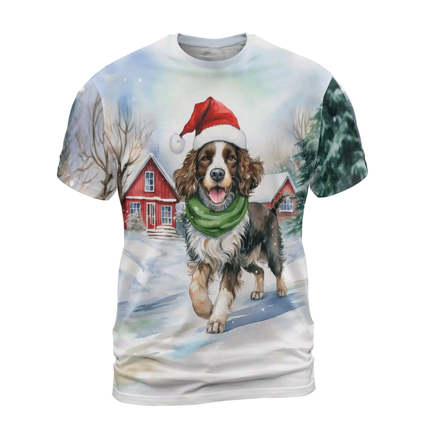 Hello Winter English Springer Spaniel Frosty Morning Welcome Snowy ...