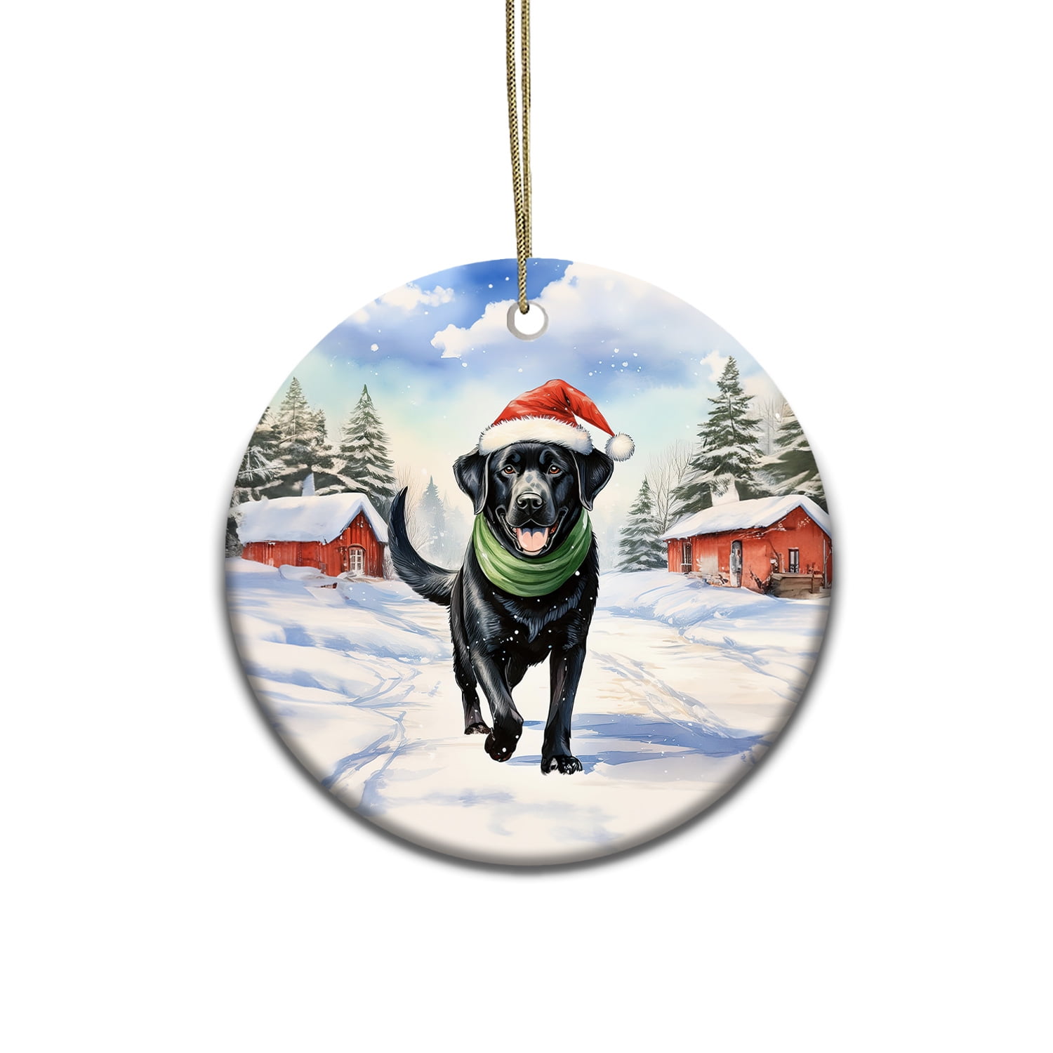 Hello Winter Labrador Retriever Frosty Morning Walk Welcome Snowy ...