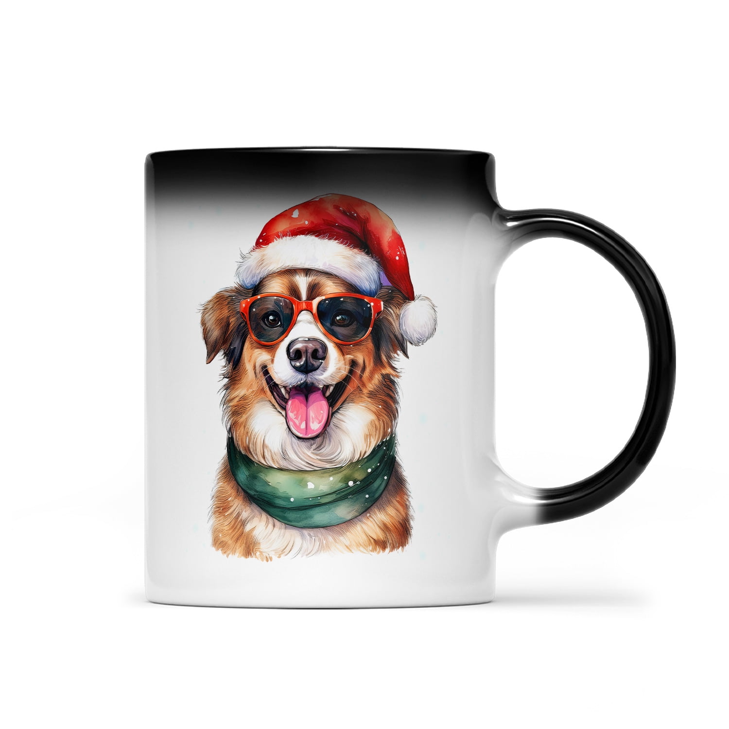 Hello Winter Miniature American Shepherd Frosty Morning Welcome Snowy ...