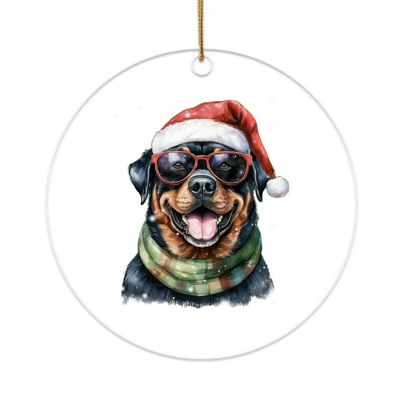 Hello Winter Rottweiler Frosty Morning Walk Welcome Snowy Christmas ...