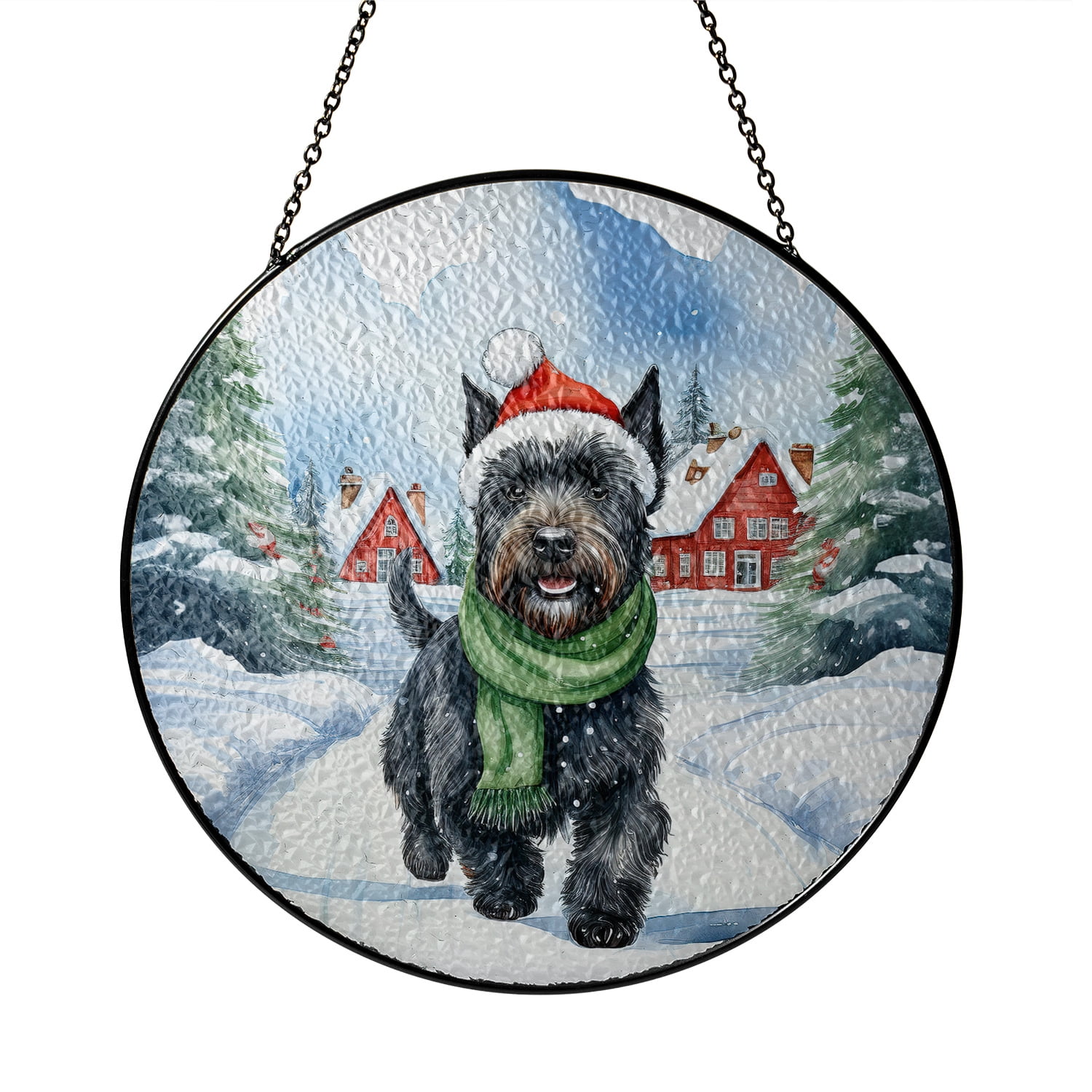 Hello Winter Scottish Terrier Frosty Morning Walk Welcome Snowy ...