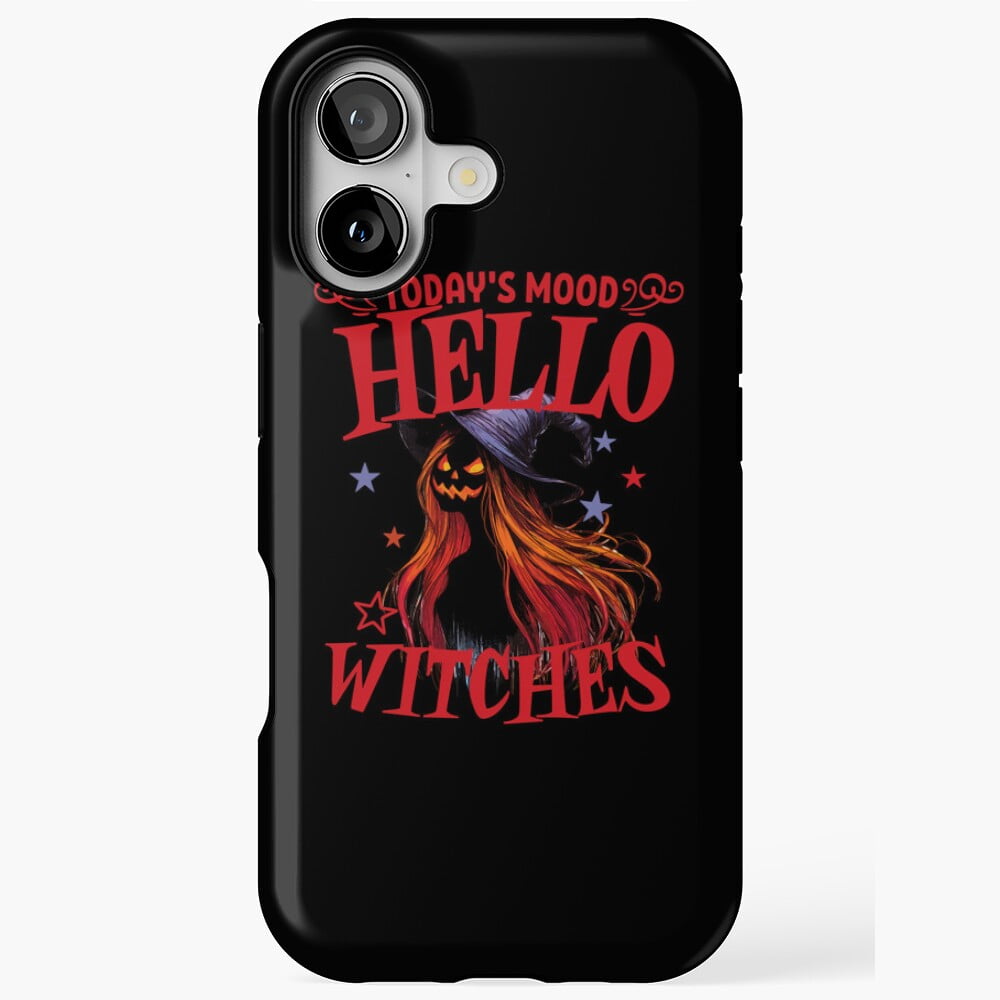 Hello Witches Halloween Seasonal Art iPhone 11 through 17 Pro Max Phone ...