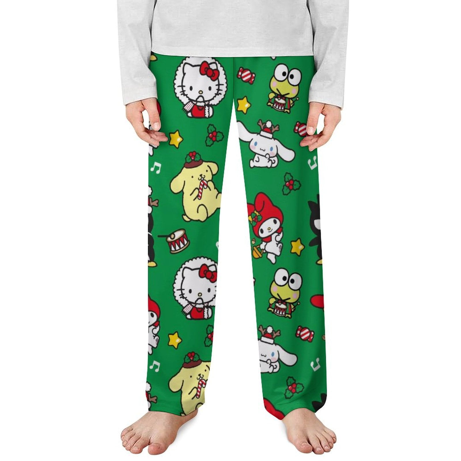Hello-kitty Children's Pajamas Kids Home Pants Sleep Bottoms Lounge ...