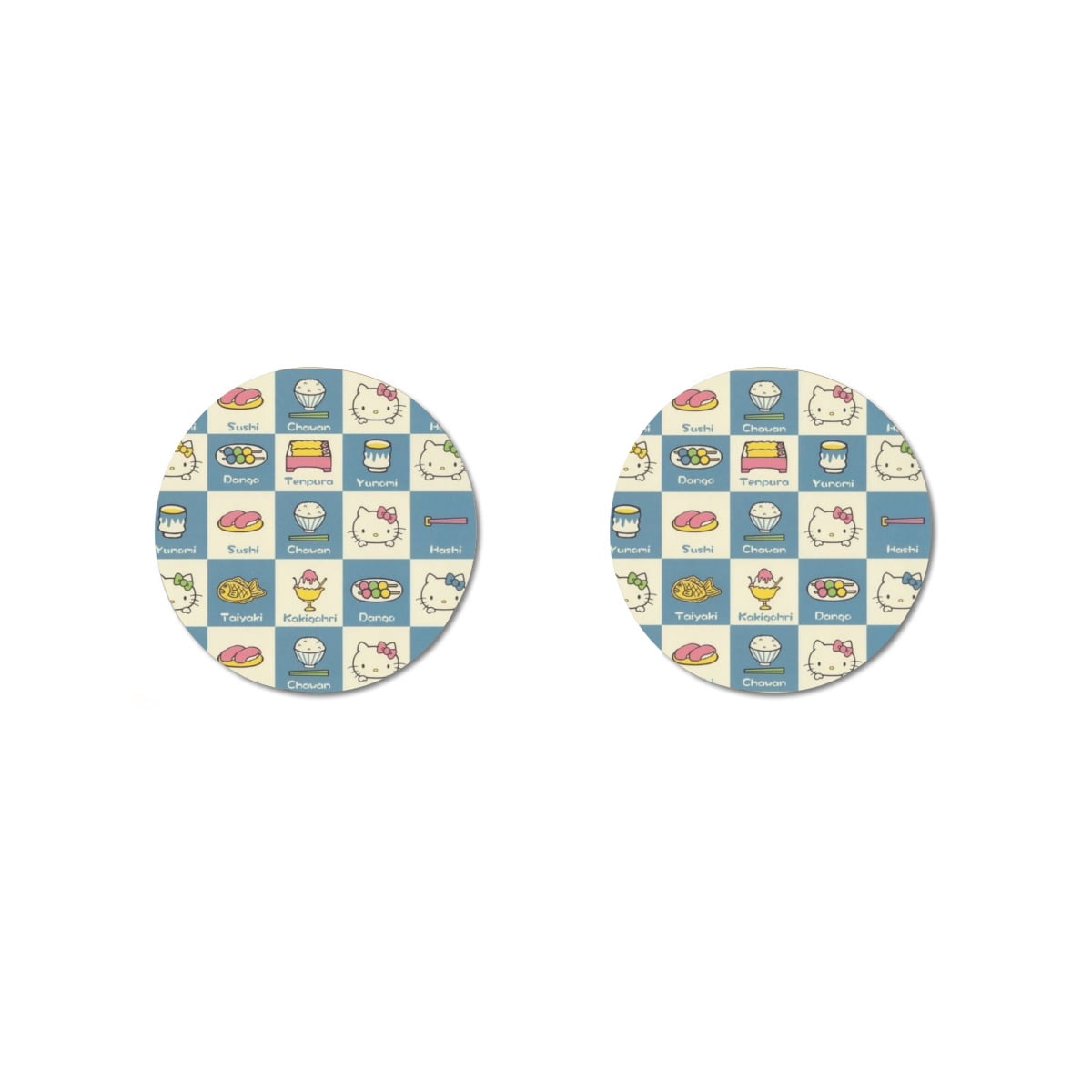 Hello kitty Cute Fridge Magnets - 3 Inch Round Flat Magnets for ...