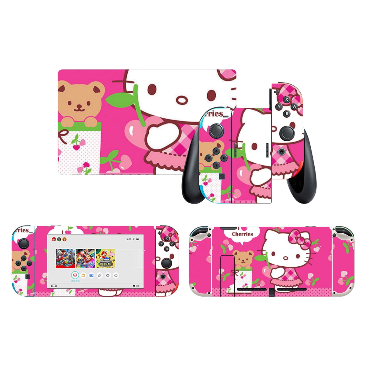 Hello kitty Game Switch Skin - Anime Cartoon Game Sticker, No Bubble ...