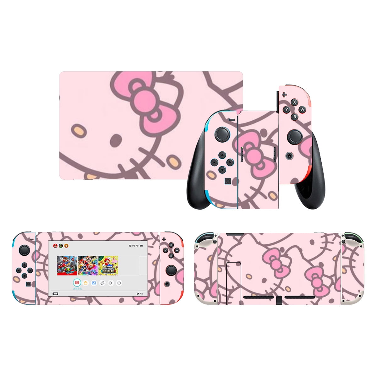 Hello kitty Game Switch Skin - Anime Cartoon Game Sticker, No Bubble ...