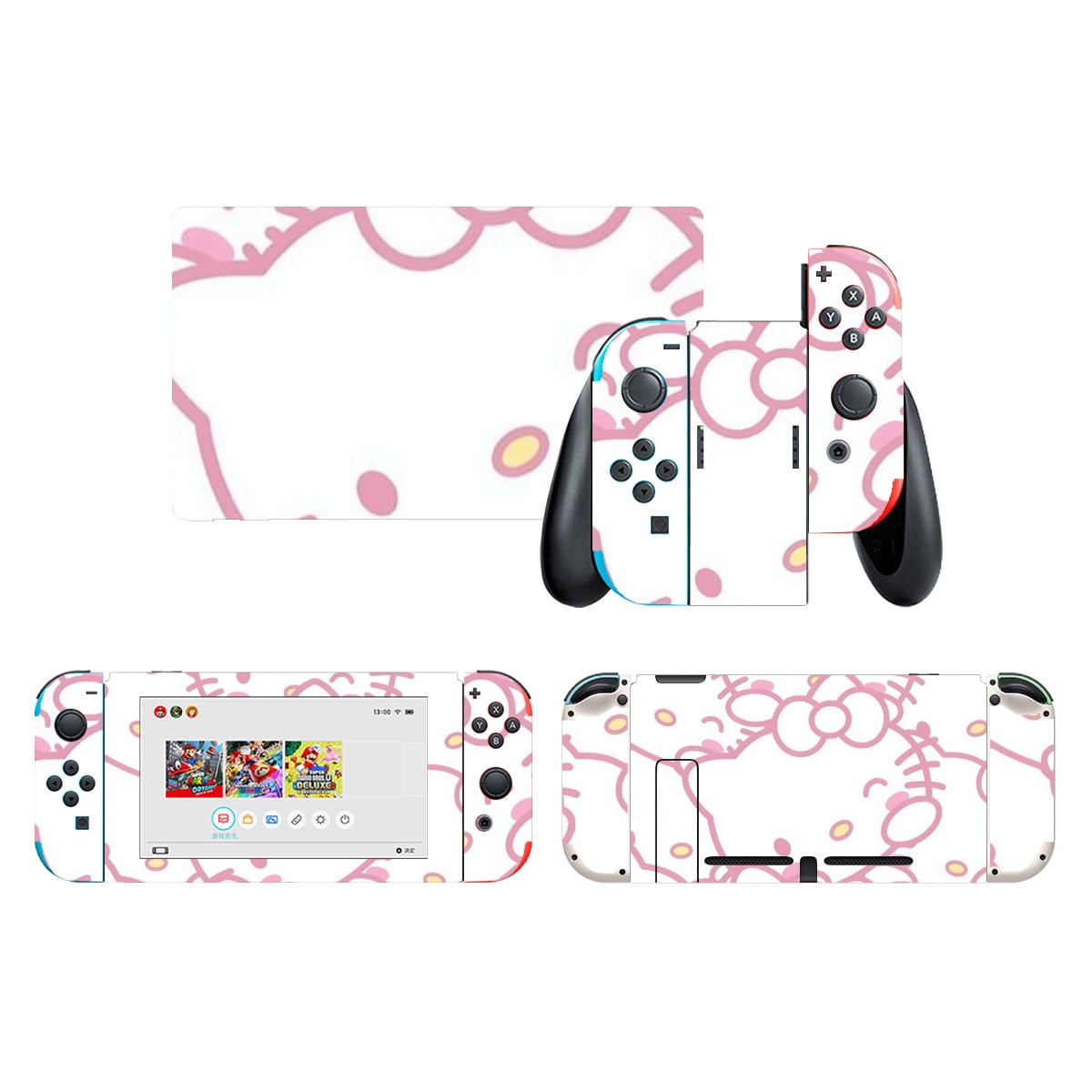 Hello kitty Game Switch Skin - Anime Cartoon Game Sticker, No Bubble ...