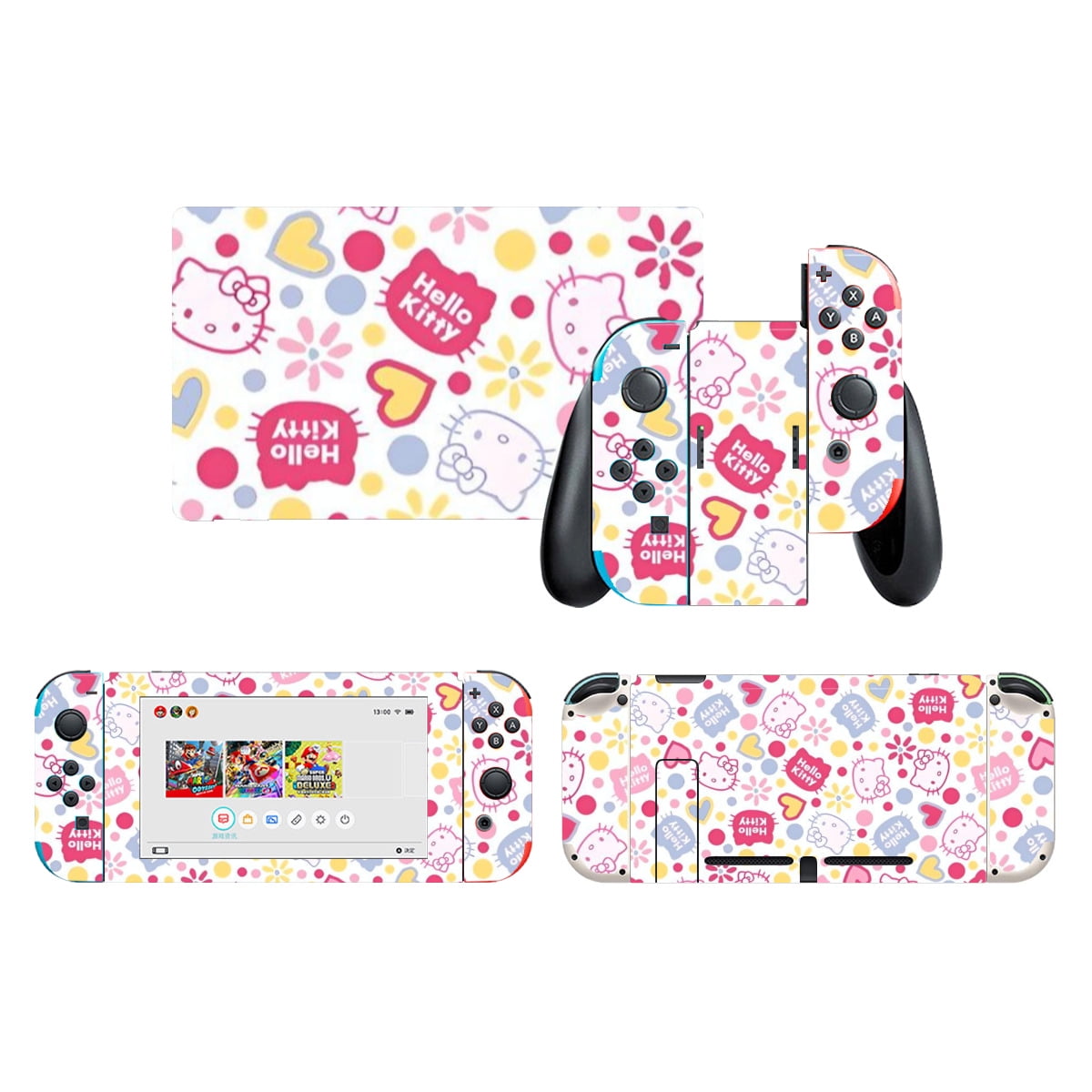 Hello kitty Game Switch Skin - Anime Cartoon Game Sticker, No Bubble ...