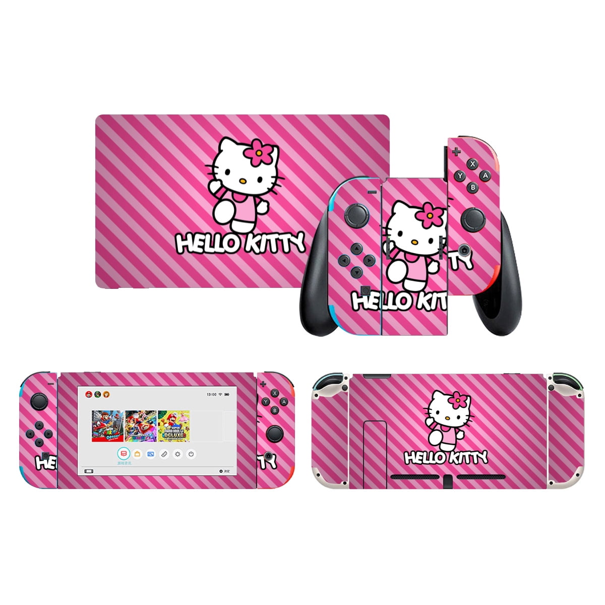 Hello kitty Game Switch Skin - Anime Cartoon Game Sticker, No Bubble ...
