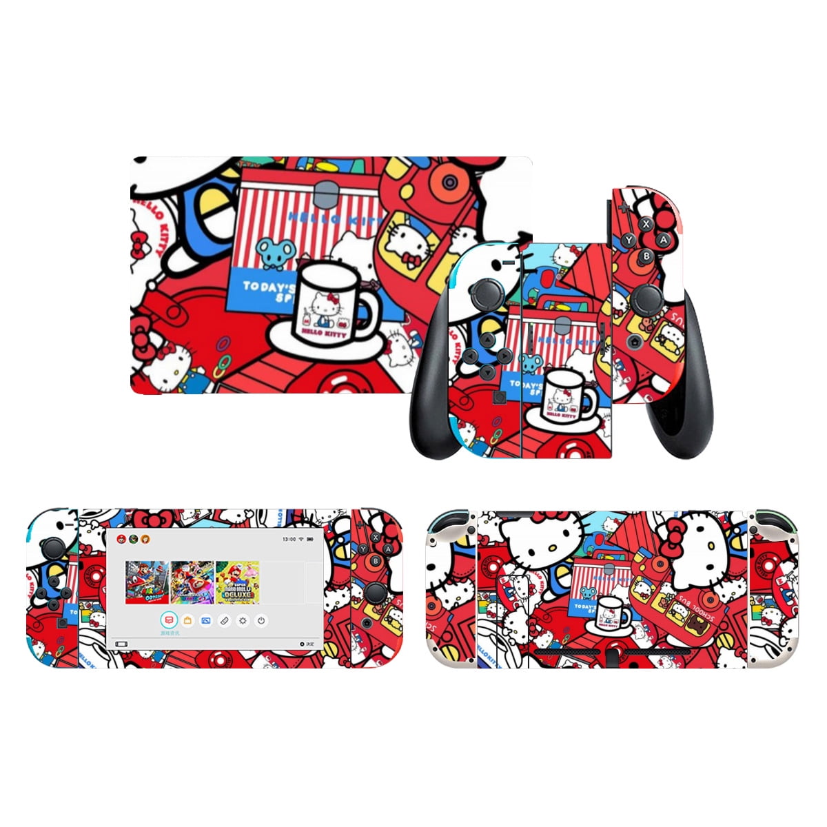 Hello kitty Game Switch Skin - Anime Cartoon Game Sticker, No Bubble ...