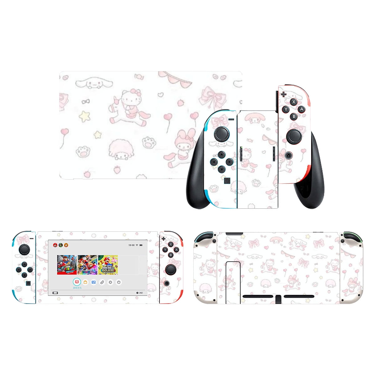 Hello kitty Game Switch Skin - Anime Cartoon Game Sticker, No Bubble ...