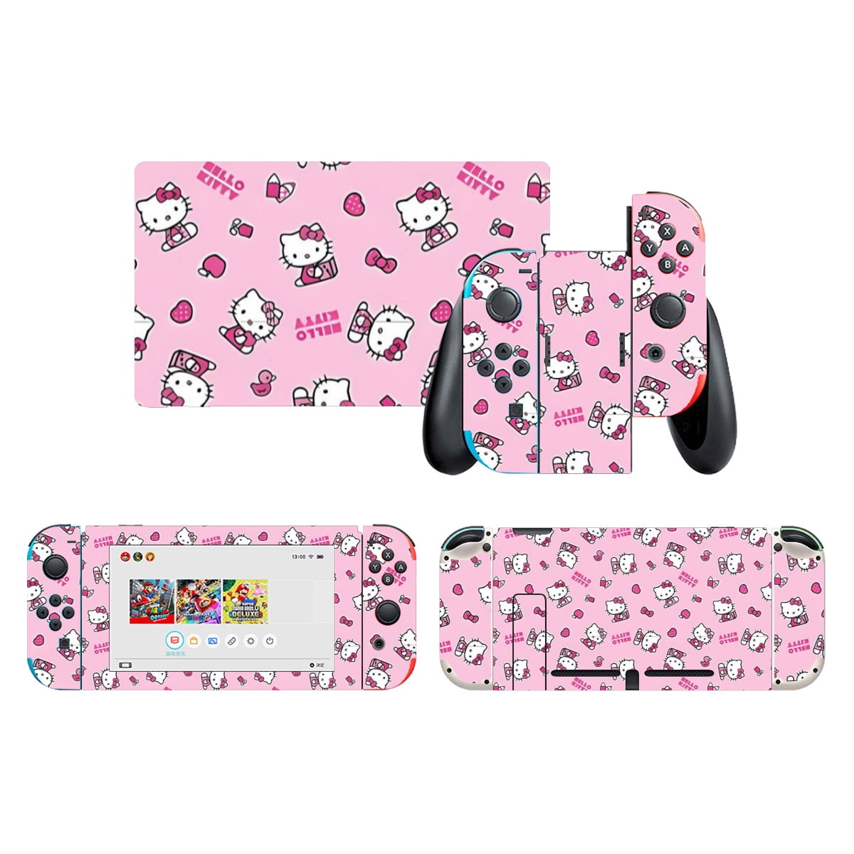 Hello kitty Game Switch Skin - Anime Cartoon Game Sticker, No Bubble ...