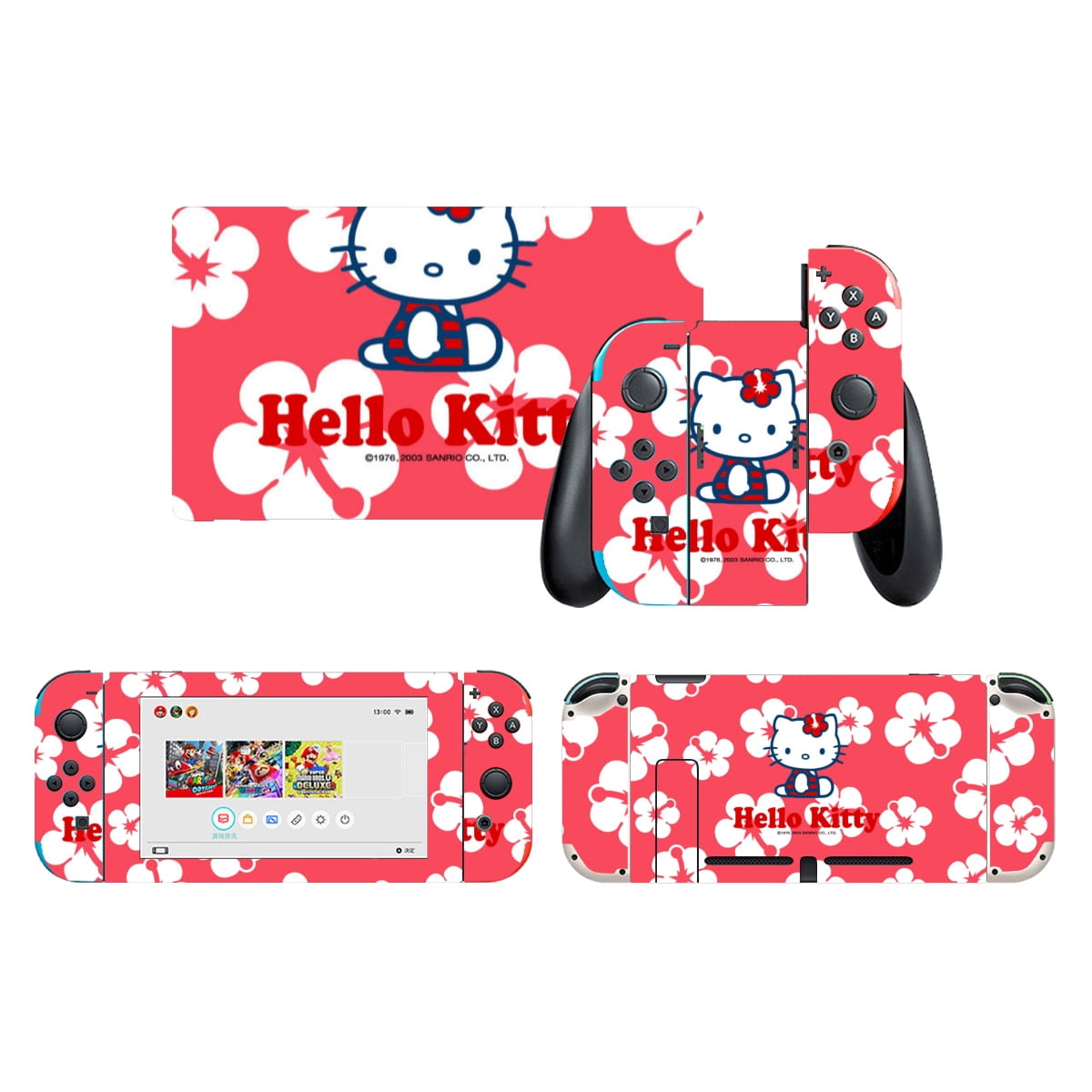 Hello kitty Game Switch Skin - Anime Cartoon Game Sticker, No Bubble ...