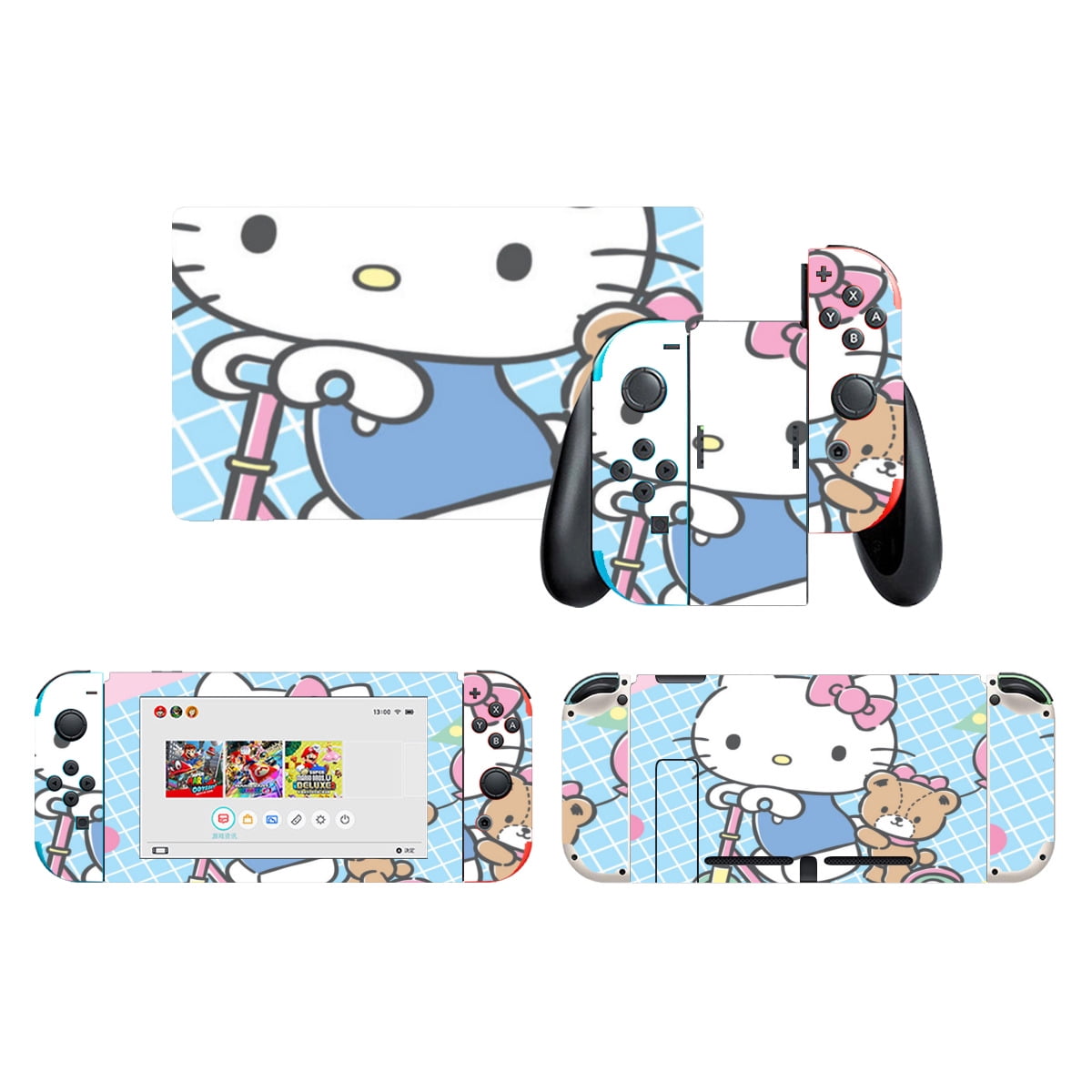 Hello kitty Game Switch Skin - Anime Cartoon Game Sticker, No Bubble ...