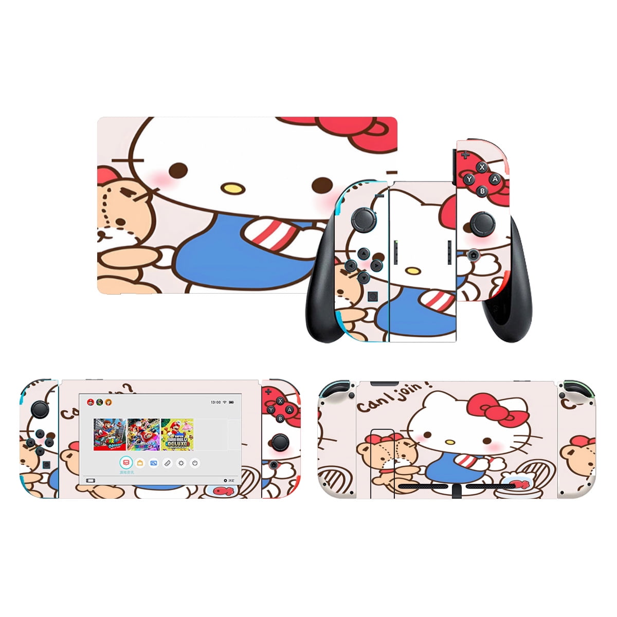 Hello kitty Game Switch Skin - Anime Cartoon Game Sticker, No Bubble ...