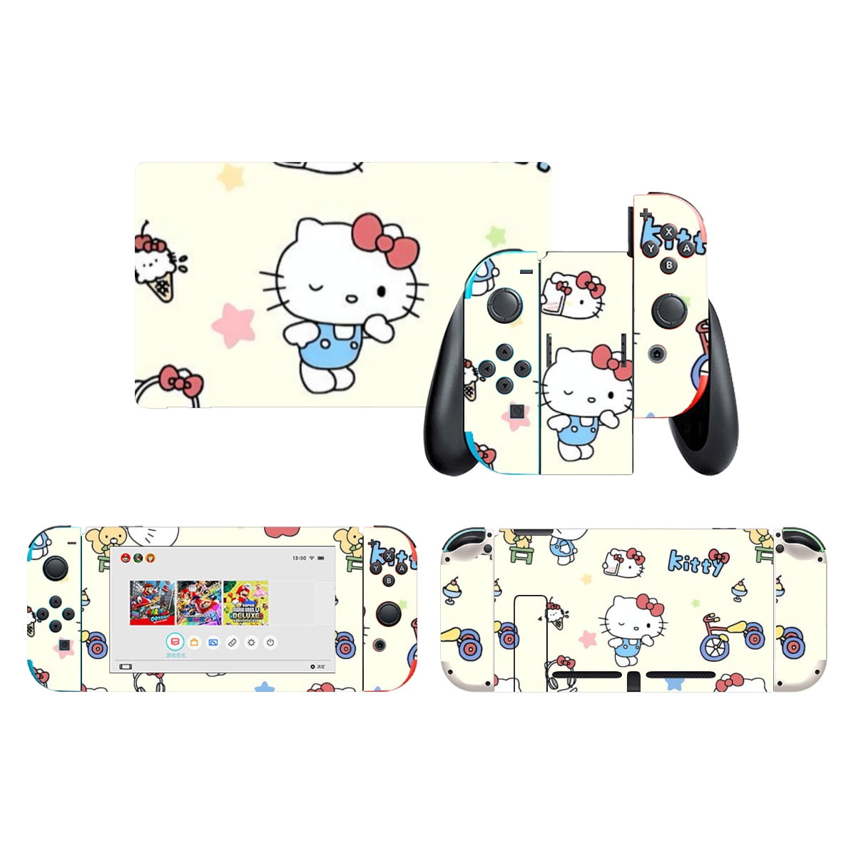 Hello kitty Game Switch Skin - Anime Cartoon Game Sticker, No Bubble ...
