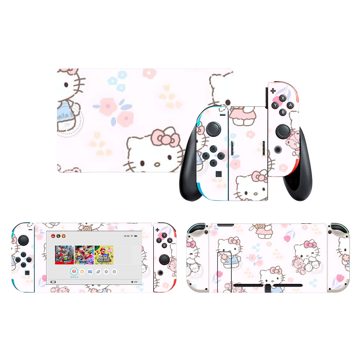 Hello kitty Game Switch Skin - Anime Cartoon Game Sticker, No Bubble ...