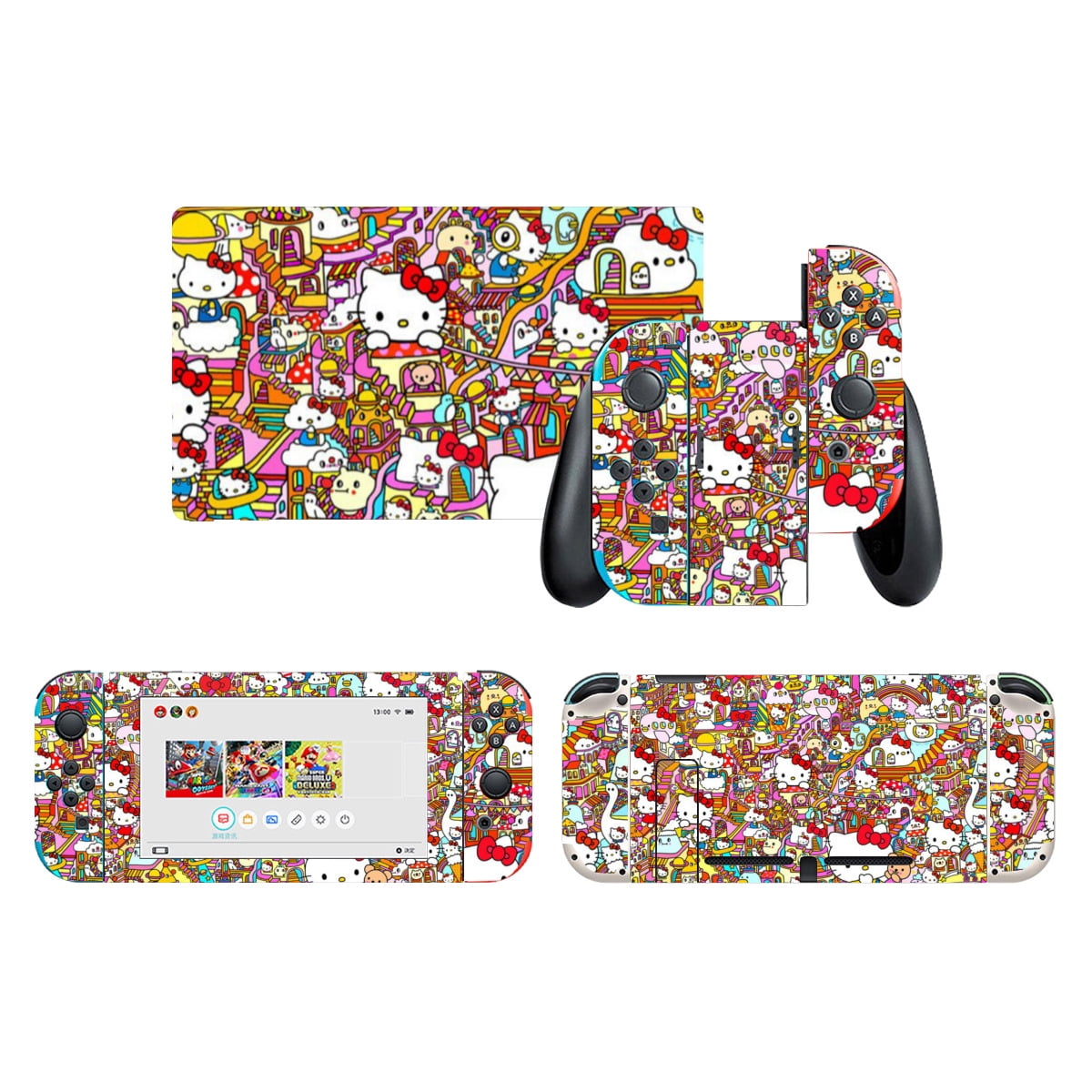 Hello kitty Game Switch Skin - Anime Cartoon Game Sticker, No Bubble ...