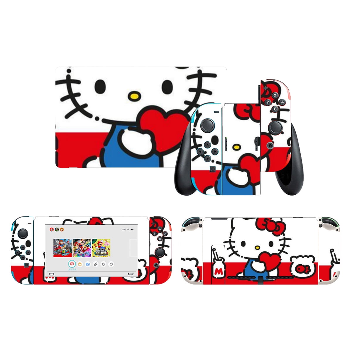Hello kitty Game Switch Skin - Anime Cartoon Game Sticker, No Bubble ...