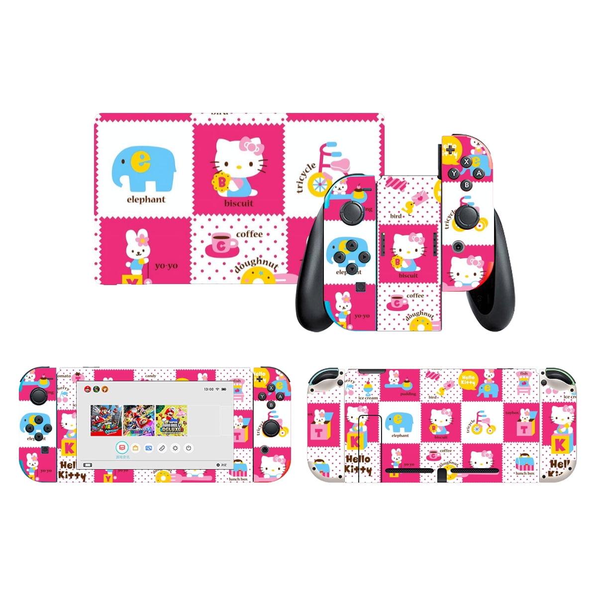 Hello kitty Game Switch Skin - Anime Cartoon Game Sticker, No Bubble ...