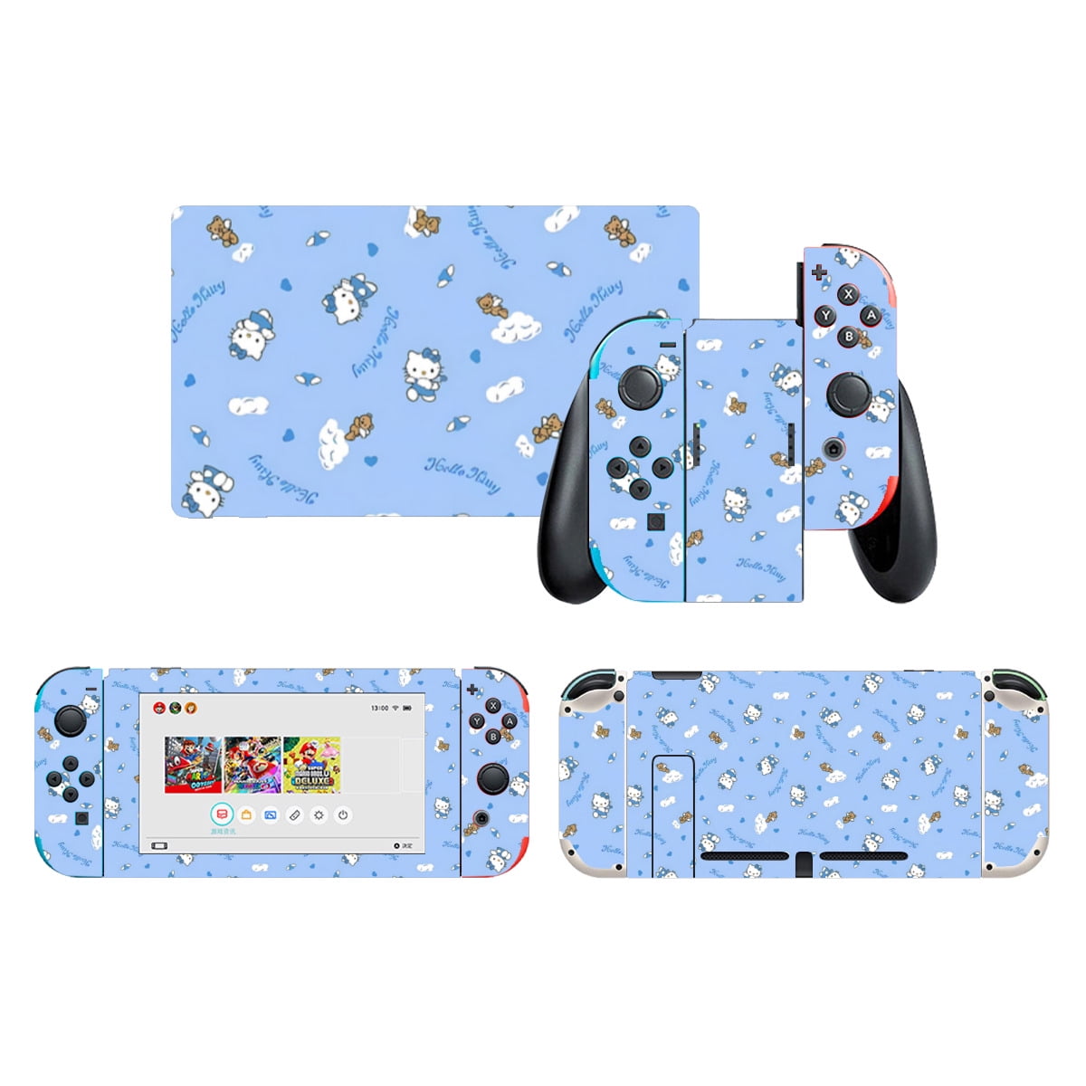 Hello kitty Game Switch Skin - Anime Cartoon Game Sticker, No Bubble ...