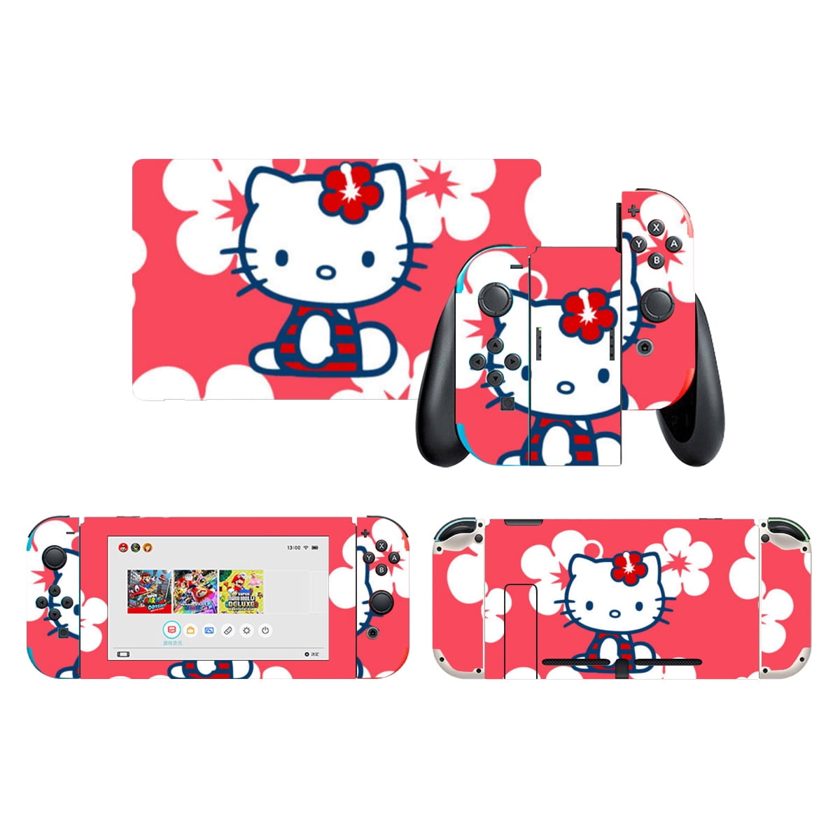 Hello kitty Game Switch Skin - Anime Cartoon Game Sticker, No Bubble ...