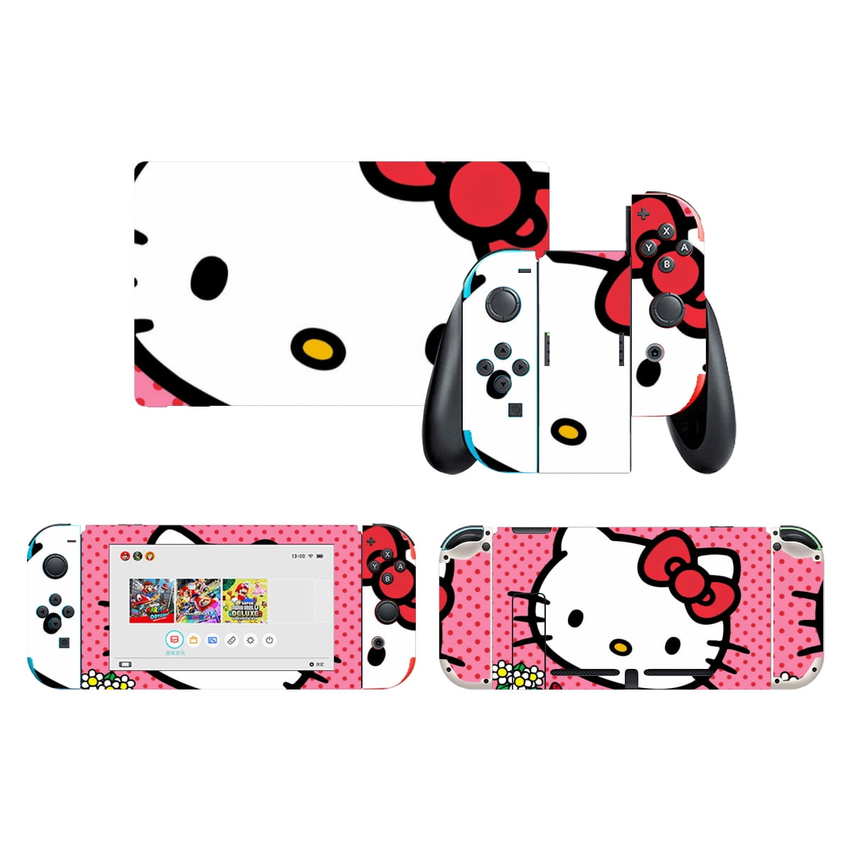 Hello kitty Game Switch Skin - Anime Cartoon Game Sticker, No Bubble ...